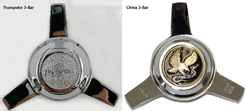 Truespoke® Knockoff 3-Bar Spinners For Dayton and Import Knock Off ...