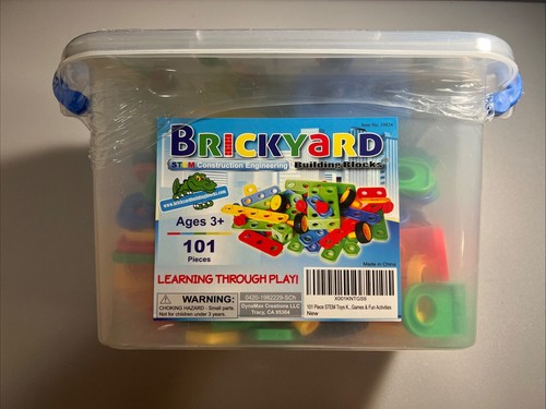 NEW -Brickyard Building Blocks 101 Piece STEM Toys Kit Ages 3+ Years ...