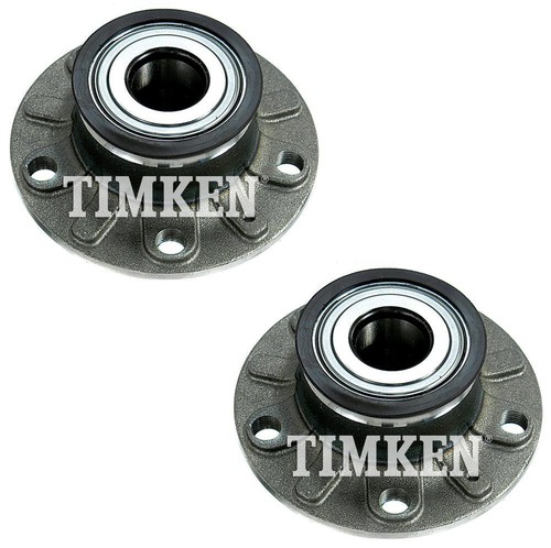 Timken Set of 2 Rear Wheel Bearings and Hubs For VW Golf SportWagen ...