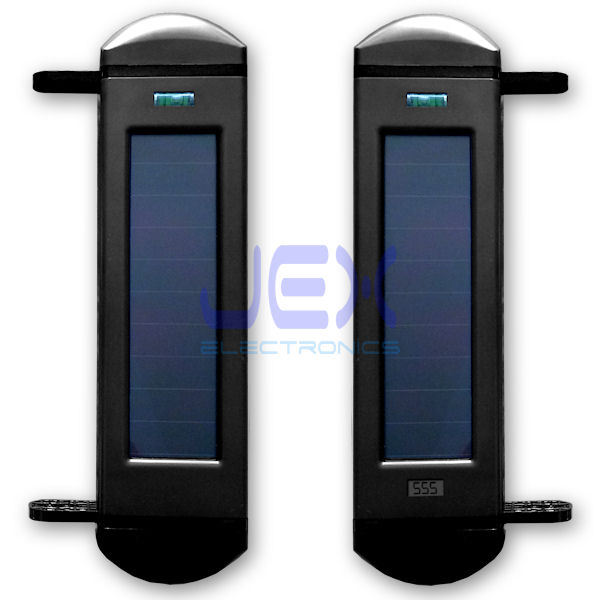 IR Beam Sensor Solar Powered Wireless Perimeter Security Alarm System ...