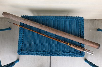 Vintage Shakespeare Honor Built No. 1363-9 Bamboo Fly Rod 4 Piece Tube ...