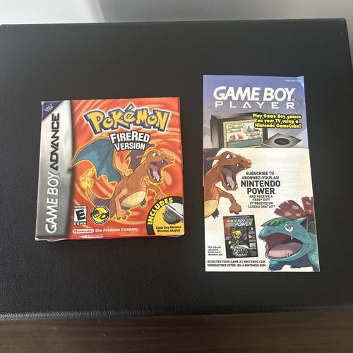 Pokemon FireRed Version Authentic Box Only No Game Or Manual Gameboy ...