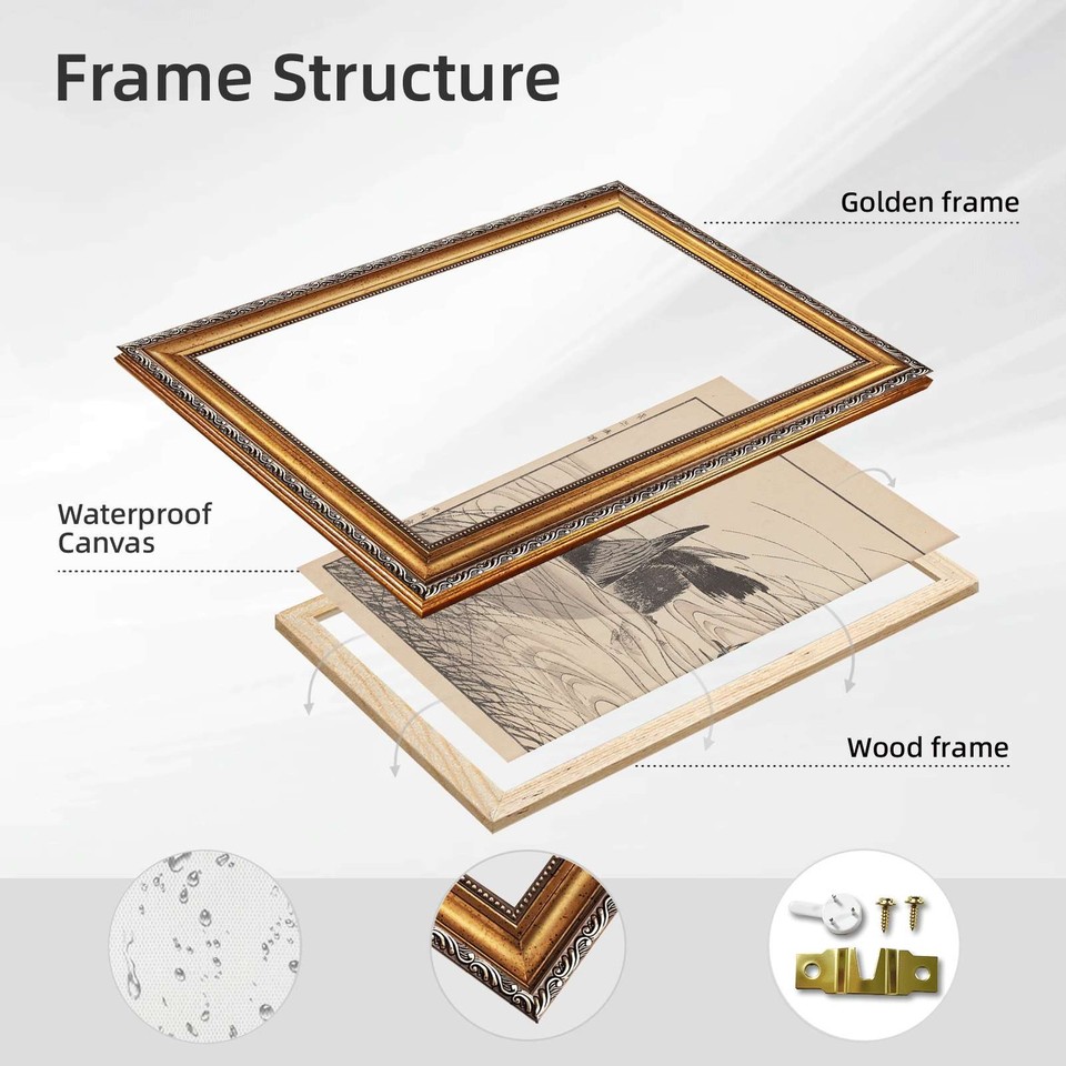 Diving Ducks Water Scene Wall Art Canvas Oil Paintings Reproduction | eBay