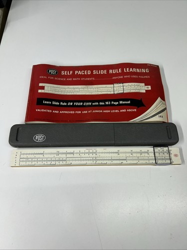 VTG Frederick Post Self Paced Slide Rule Learning 1447 With Case And ...