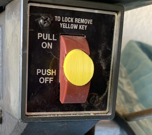 4 Sears Craftsman Yellow Switch Safety Key Table Saw Radial Arm Jointer ...