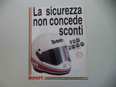 advertising Pubblicità 1985 CASCO HELMET BOERI PRO 2000 | eBay