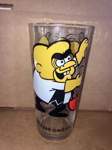 Vintage 70s Underdog Simon Bar Sinister Glass - Pepsi Collector Series ...
