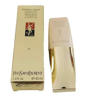YSL - Perfect Touch Radiant Brush Foundation ~12~ Full-size 1.3 oz *NEW ...
