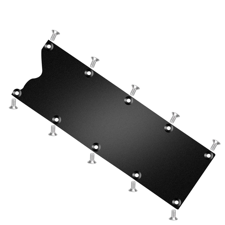 Gen 3 Billet Valley Pan Cover Plate Black For LS1 LS2 (Knock Sensor ...