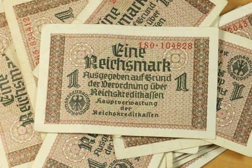 1 REICHSMARK NAZI GERMANY CURRENCY GERMAN BANKNOTE NOTE MONEY BILL ...