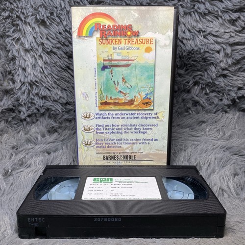 Reading Rainbow: Sunken Treasure VHS Tape LeVar Burton PBS Educational ...