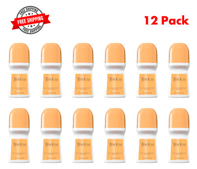 New Avon TIMELESS Roll-On Anti-Perspirant Deoderant {12 Pack} - 2.6 oz ...