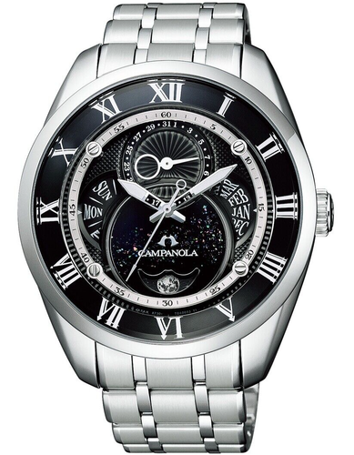 CITIZEN CAMPANOLA Eco-Drive Collection Ring Solar BU0020-71E Watch ...