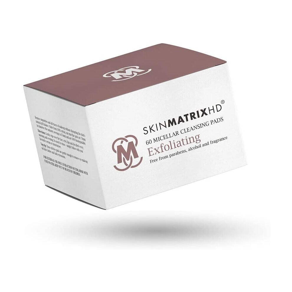 Skin Matrix HD 60 Cleansing & Exfoliating Micellar Pads face wipes Pack ...