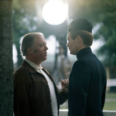 Actor Simon Ward as Winston Churchill and director Richard At- 1971 Old ...