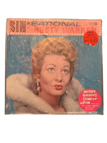 Vinyl Record Rusty Warren Comedy LP Sin-Sational NOS SEALED Jubilee ...