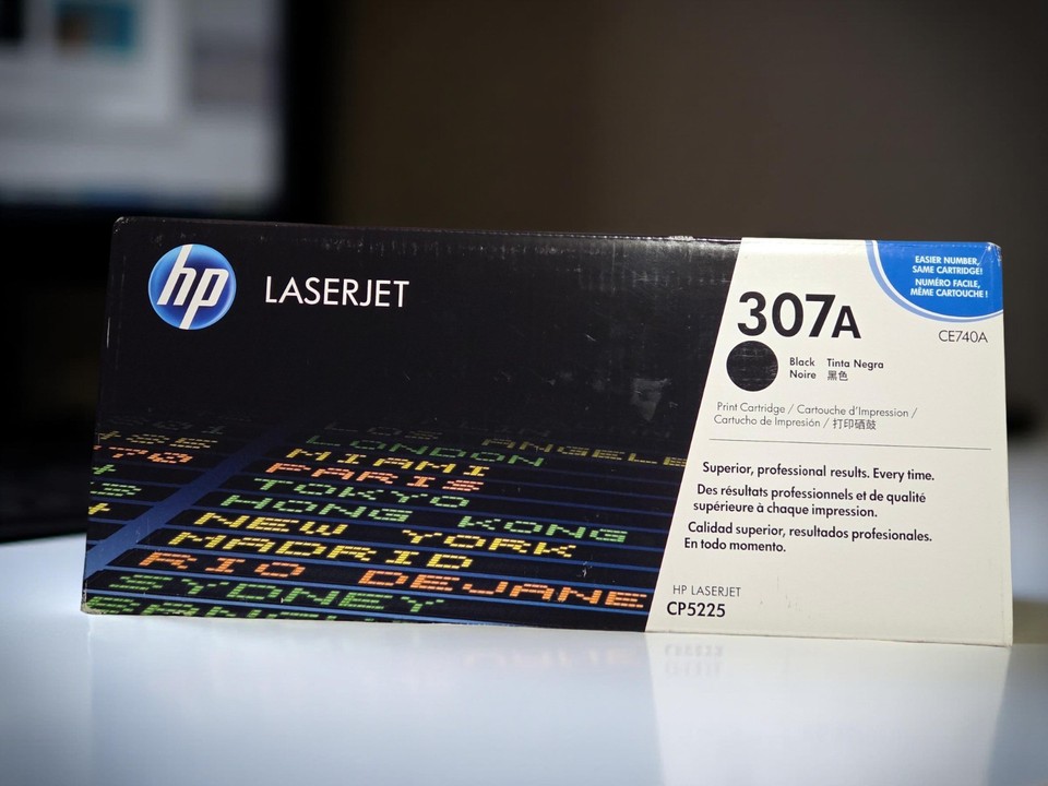 New HP Laserjet 307A Print Cartridges - Black (CE740A), Magenta (CE743A ...