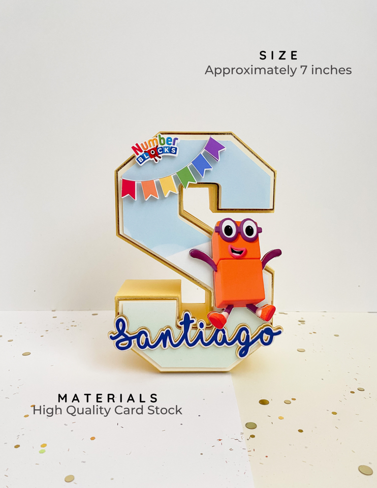 NumberBlocks - 3D letters, NumberBlocks Birthday Party, NumberBlocks ...