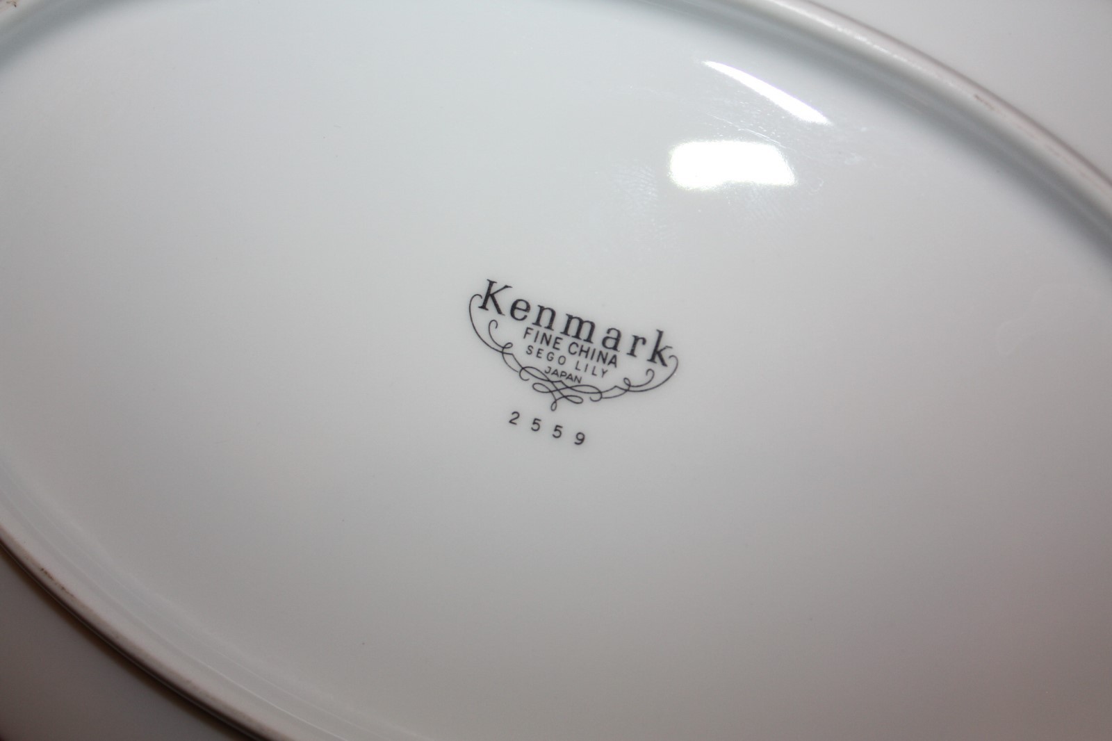 Kenmark Fine China Sego Lilly Japan 2559 Serving Bowl Oval 9 1/2 " | eBay