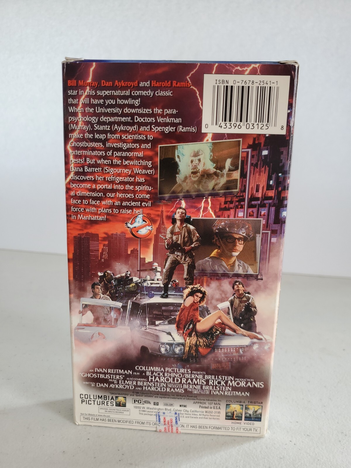 Ghostbusters (VHS, 1999, Closed Captioned) Bill Murray 43396031258| eBay