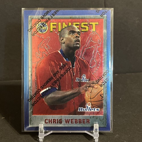 1995-96 Topps Finest: #144 Chris Webber Washington Bullets HOF | eBay