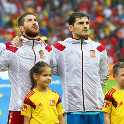 Super Selten adidas Spanien Gewebt Nylon Glanz Hymne Jacke Weiß Rot ...