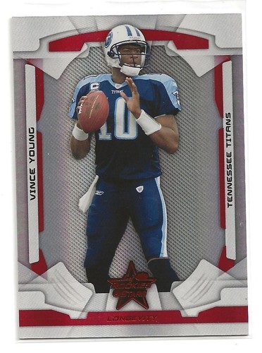 2008 Leaf Rookies & Stars Longevity - Vince Young #94 Ruby /249 for ...