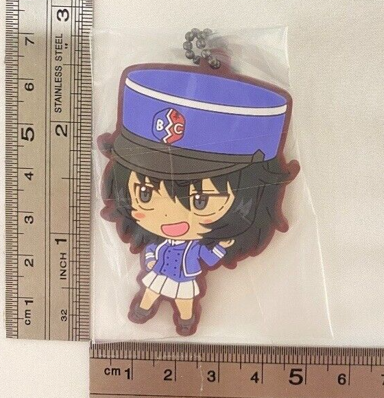 Ando Girls und Panzer Rubber Mascot Keychain From Japan Anime Anime 20 ...
