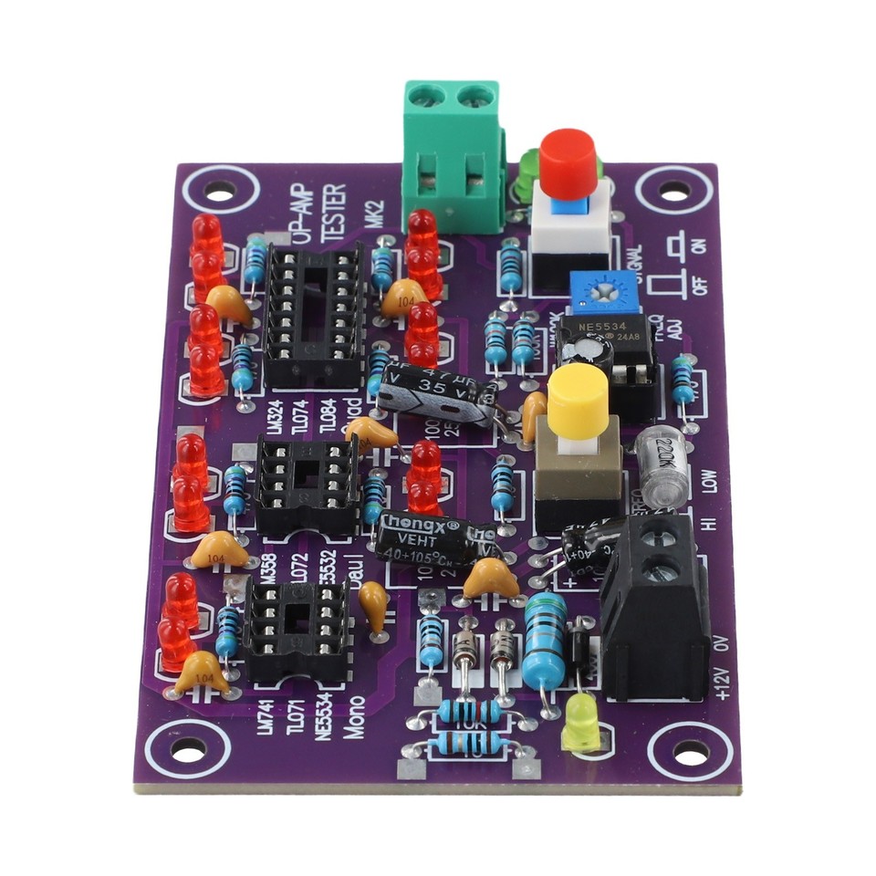 For Circuit Testing Op Amp Test Board Dual Op Amp Testing Input Signal ...