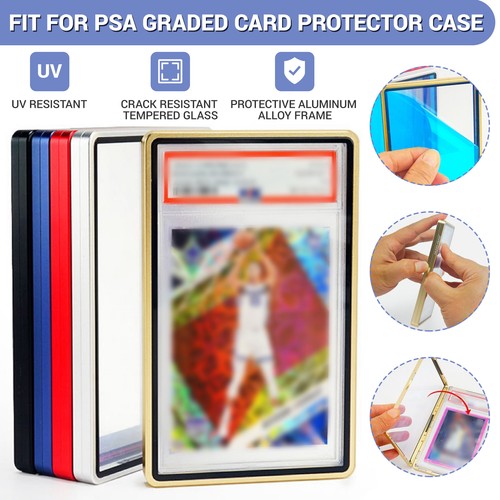 Magnetic Metal Slab Protector for PSA Graded Cards Scratch Resistant ...