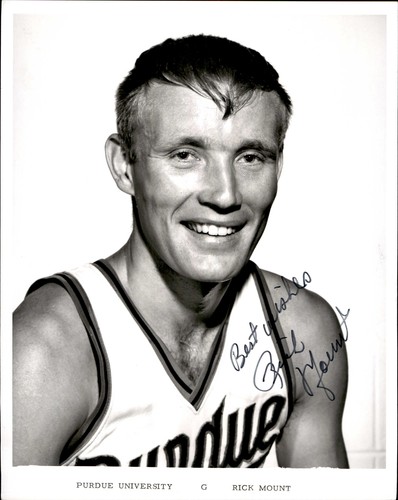 Rick Mount Signed Team Issued Press 8x10 Photo Memphis Sounds Utah ...