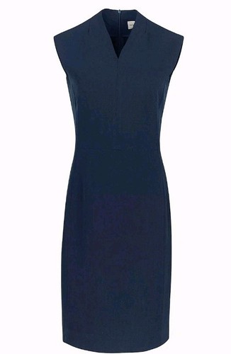 M.M. LAFLEUR Women's Navy Blue Aditi Dress Plus Size +3 (22W) | eBay