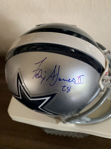 FELIX JONES Signed Autographed Mini Helmet Donruss Authentic Dallas ...
