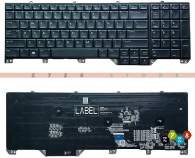 New Black US Keyboard For Alienware M17 R5 Area-51m A51m Laptop RGB ...