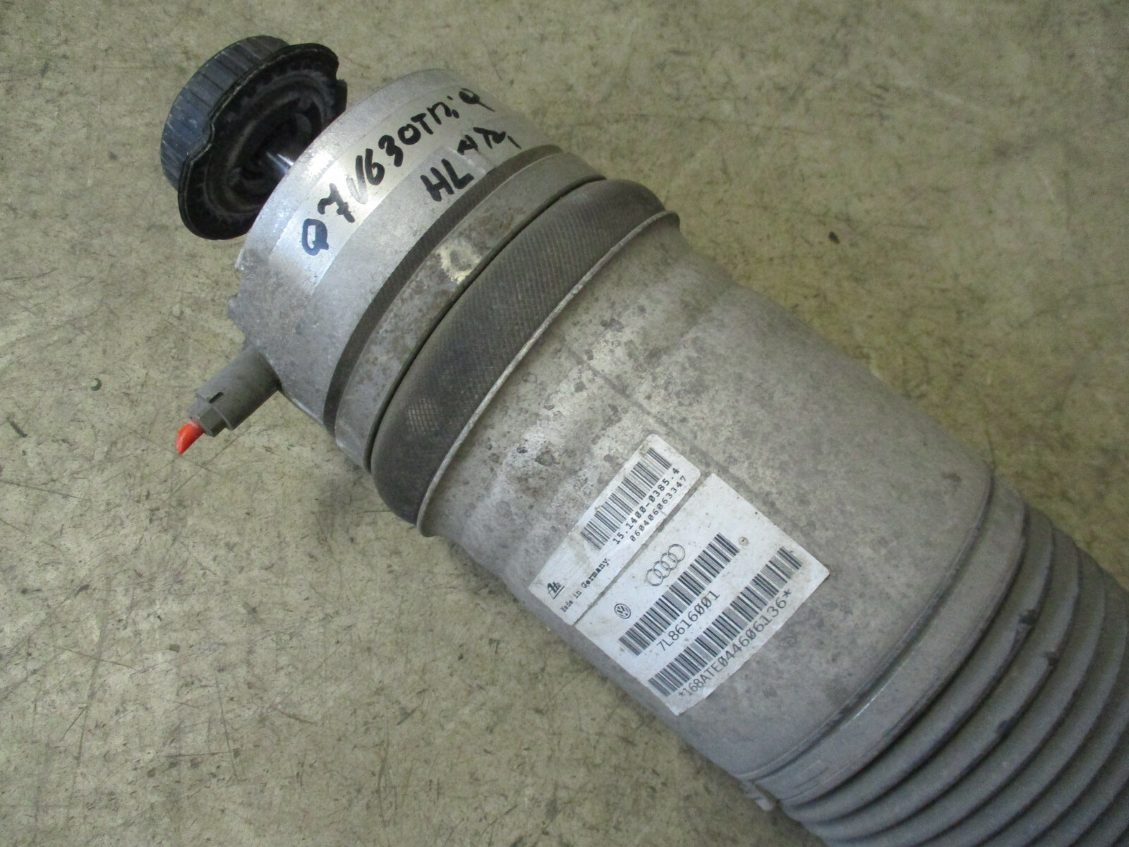 Stoßdämpfer hinten links Audi Q7 4L Dämpfer Federbein Luftfahrwerk ...