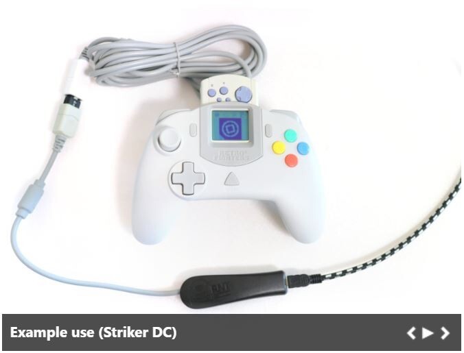 Raphnet Dreamcast Controller to USB Adapter V2 | USB Standard Type A Male | 1-5m | Adapter/Converter