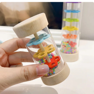 Wooden Rain Sound Tube Instrument,Rainmaker Rain Stick Musical ...