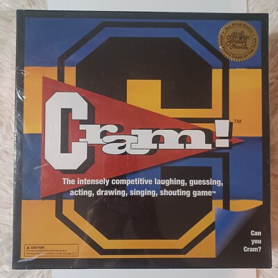 NEW Cram! Board Game Can You Cram? Complete Game Ages 13+ New In Box | eBay