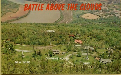 Aerial View Cravens House Confederate Headquarters Lookout Mtn TN ...