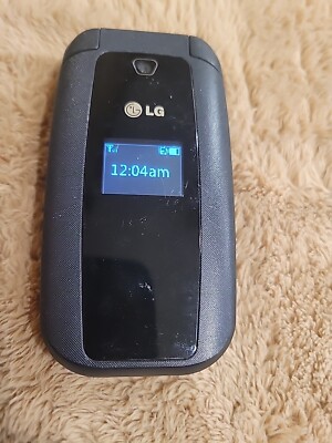 LG 440G Tracfone - Vintage Black Flip Phone W/ Chrger | eBay