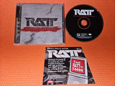 Tell the World: The Very Best of Ratt CD Motley Crue Def Leppard Kix ...