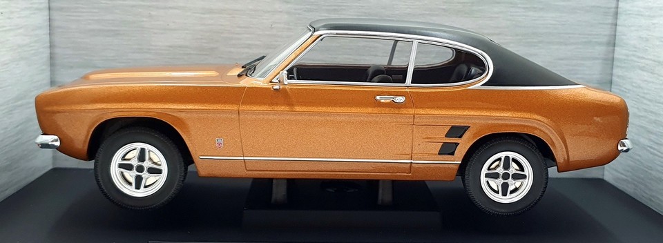 Model Car Group 1/18 Scale MCG18537 - 1973 Ford Capri MK I GXL - Gold ...
