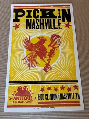 Antique Archaeology American Pickers 13.5 x 22 HATCH SHOW PRINT POSTER ...