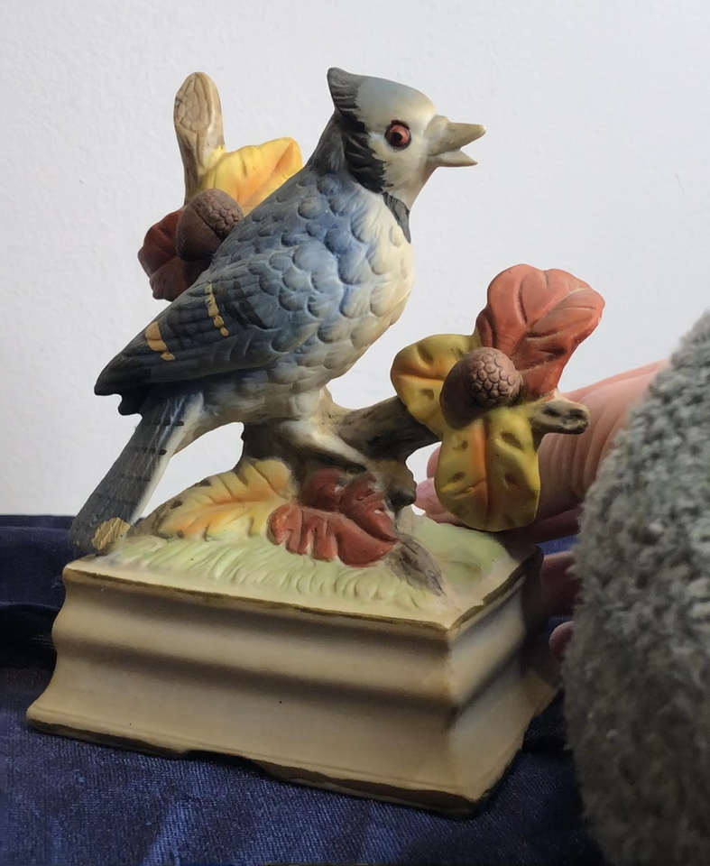 Vintage 1980s Towle Blue Bird Music Box Plays Somewhere Over the ...