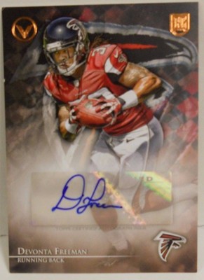 2014 Topps Valor Devonta Freeman Rookie Auto Autograph Card # VA-DFR | eBay