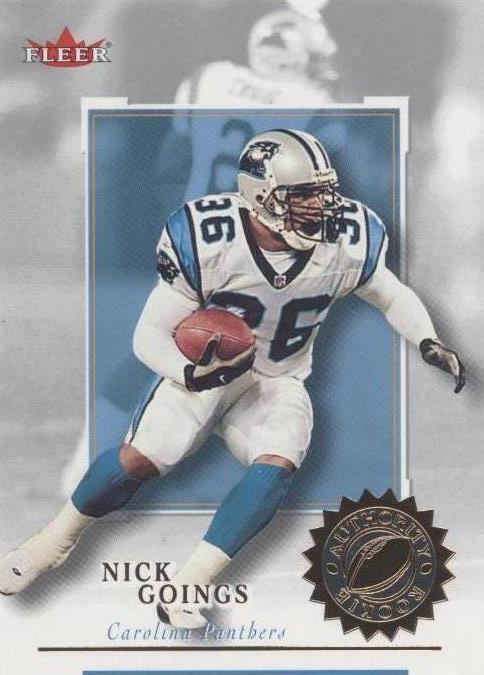 2001 Fleer Authority - Nick Goings #154 /1350 (RC) for sale online | eBay