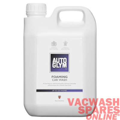 AUTOGLYM FOAMING CAR WASH 2.5L -pH NEUTRAL PURE CAR SHAMPOO -STREAK ...