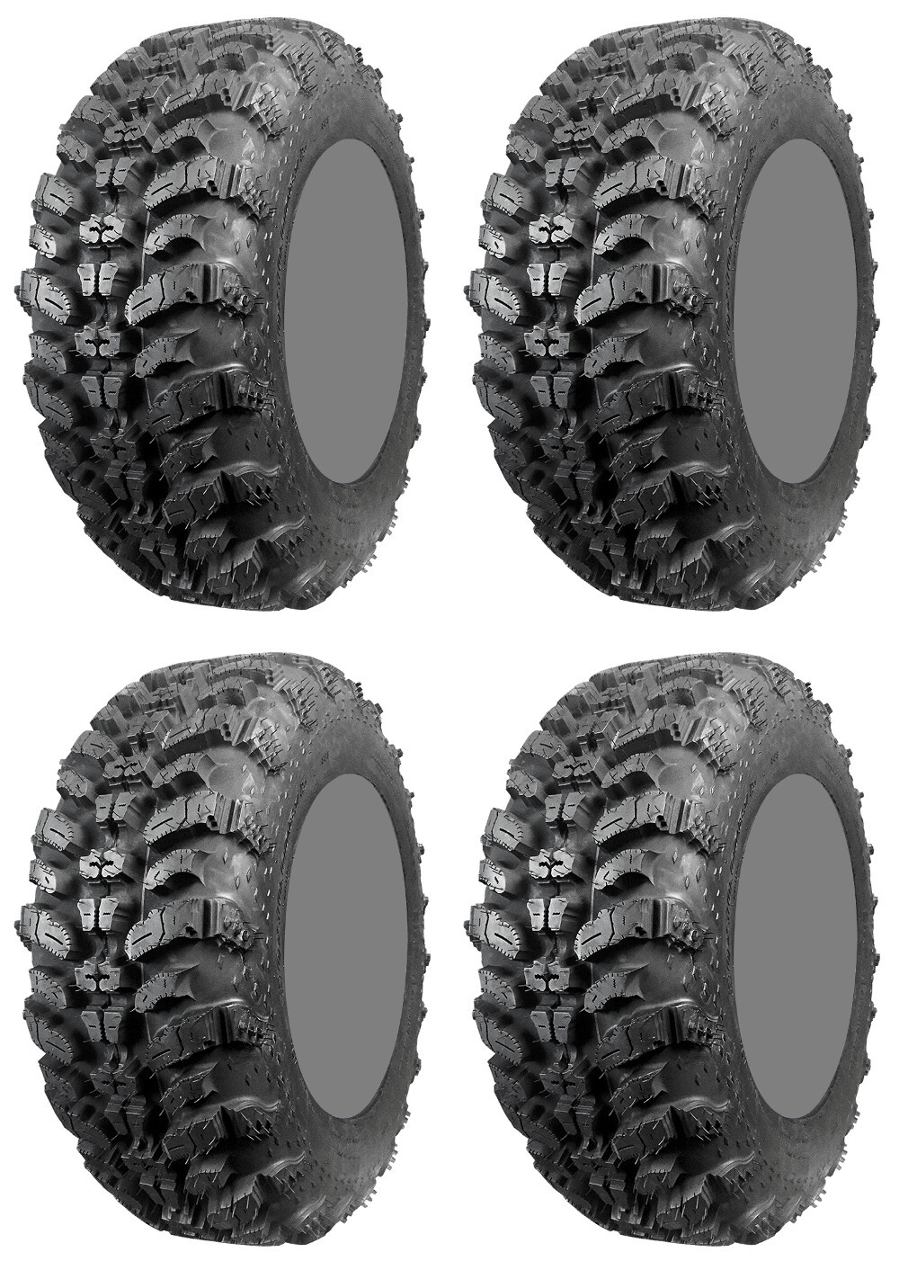 Four 4 Interco Sniper 920 ATV Tires Set 2 Front 27x9-12 & 2 Rear 27x11 ...