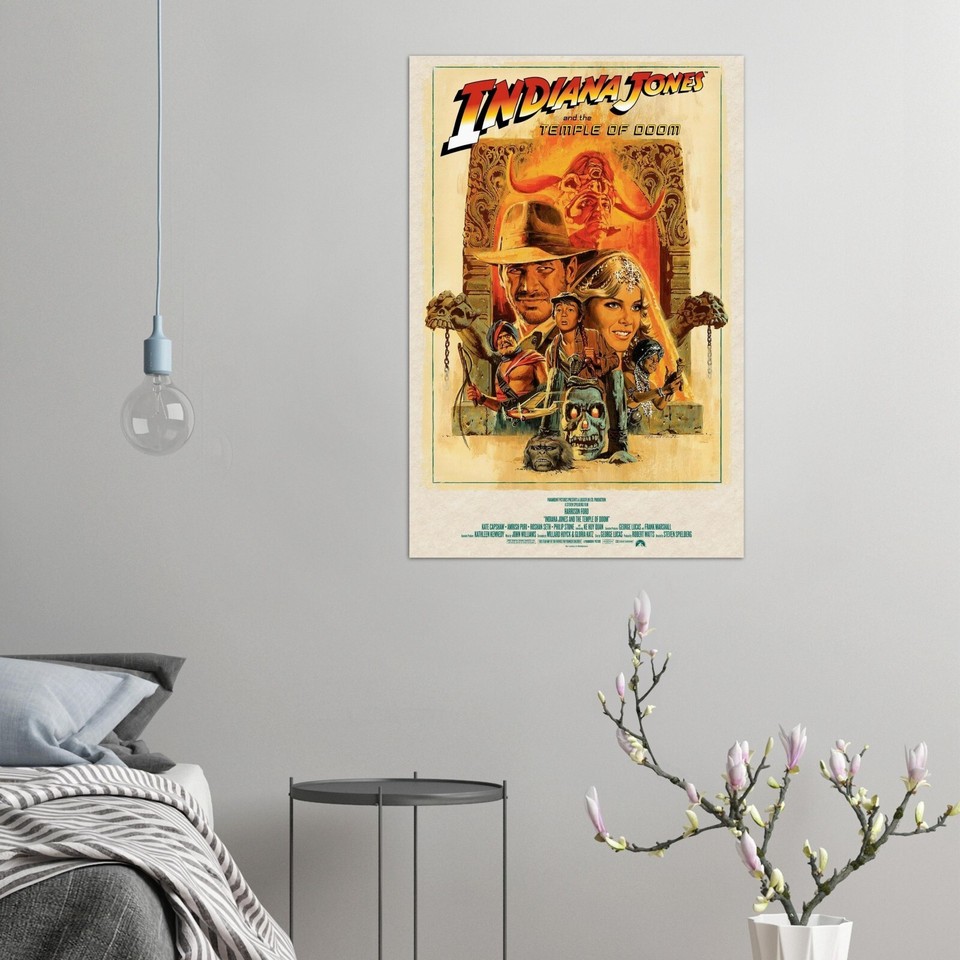 Indiana Jones and Temple of Doom - Movie Poster - US Version #1 | eBay