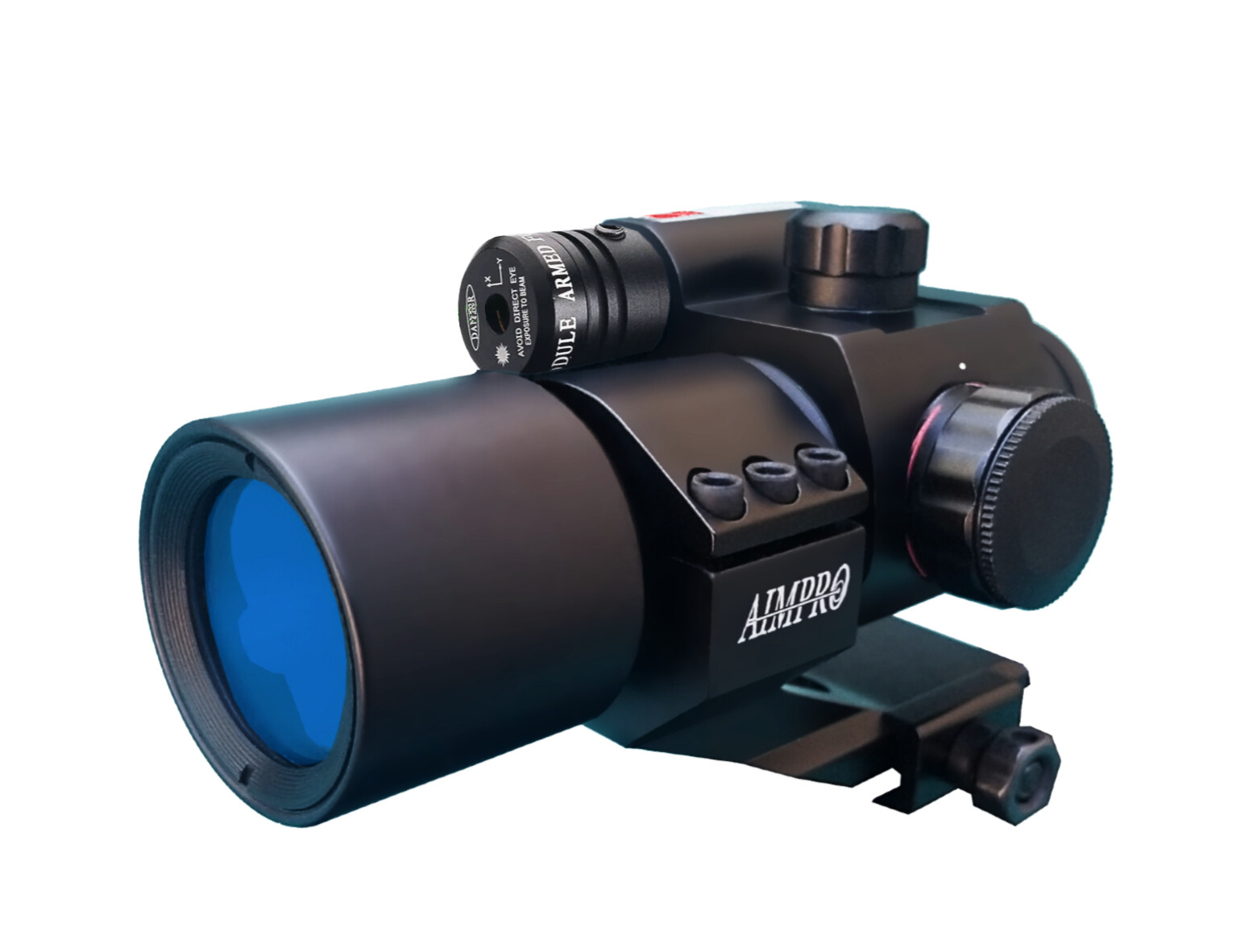 Red Dot Scope with Green Laser Sight Combo Aimpro SRP Rifle scope Gun ...